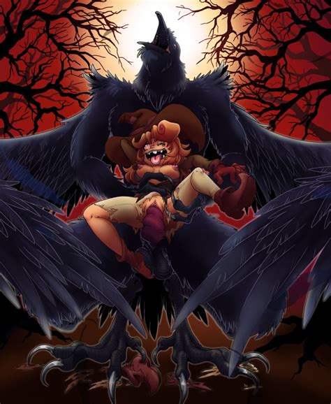 Rule 34 Aebella Animal Genitalia Animal Head Anthro Black Feathers