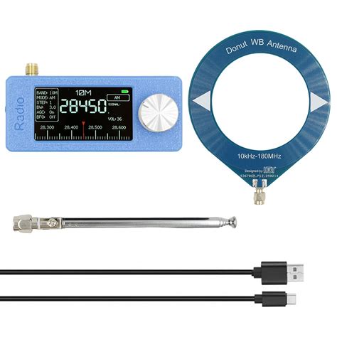 Si4732 0 5 108mhz Portable Radio 1 9inch Ips Screen Mini Pocket Radio With 2pcs Antenna Fm Am