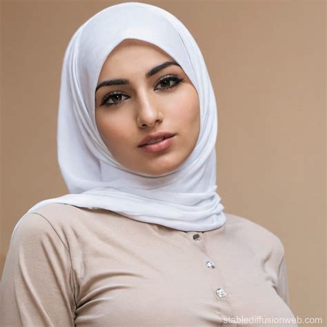 Arab Woman In Minimal Clothes And Hijab Stable Diffusion Online