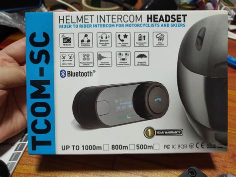 Freedconn Tcom Sc Helmet Intercom Headset Motorcycles Motorcycle Accessories On Carousell
