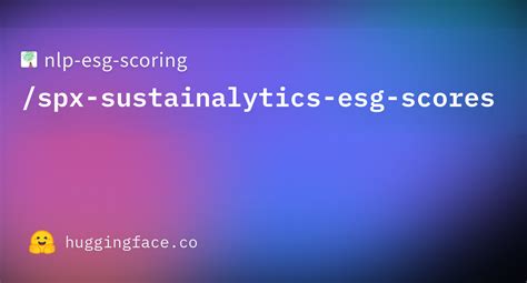 nlp esg scoring spx sustainalytics esg scores at main