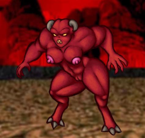 Rule 34 3 Toes 4 Fingers Breasts Demon Doom Series Feet Female