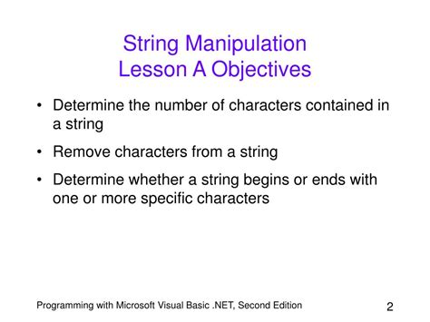 Ppt Chapter 8 Manipulating Strings Powerpoint Presentation Free