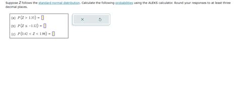 solved suppose z follows the standard normal distribution
