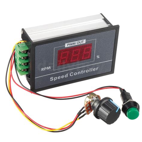 30a Dc 6v 12v 24v 48v Pwm Motor Speed Controller Led Digital Display