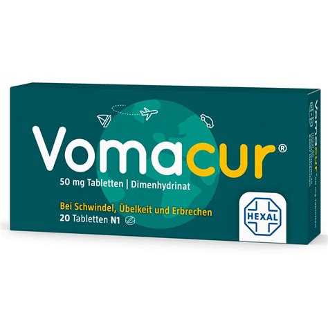 Vomacur® 50 mg 20 St - Shop Apotheke