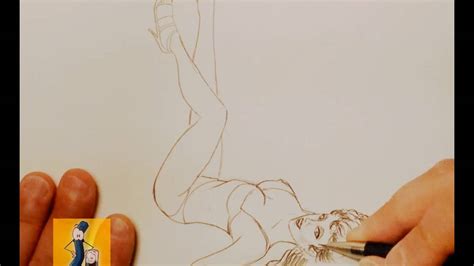 Speed Drawing How I Draw A Sexy Pin Up Girl YouTube
