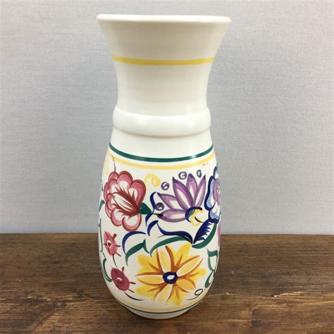 Poole Pottery Traditional Ware Tall Vase Cs Pattern Mrpottery