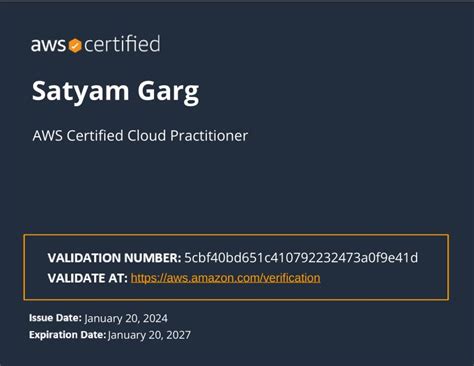 satyam garg on linkedin aws cloudpractitioner awscertified