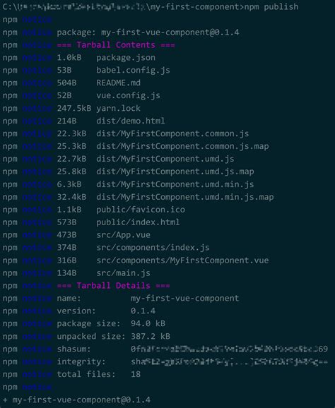 Vue 组件发布到 Npm 全记录 9935