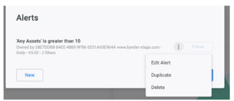 Create Alerts In Advanced Analytics Bynder Support