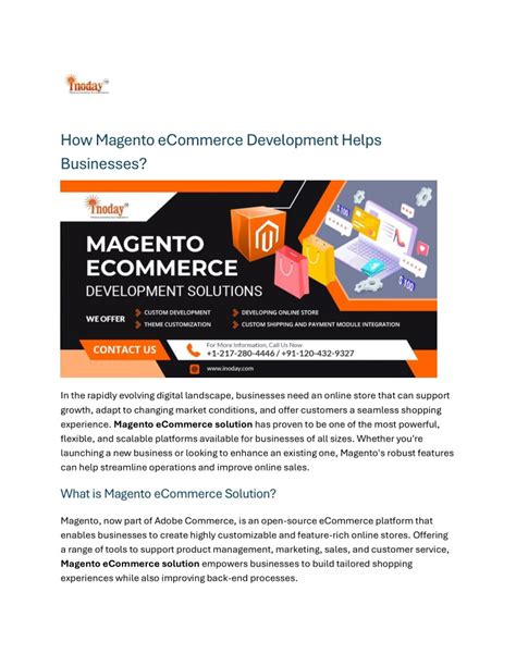 Ppt How Magento Ecommerce Development Helps Businesses Powerpoint Presentation Id 13928225