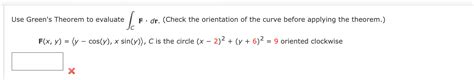 solved use green s theorem to evaluate ∫c﻿f dr check the