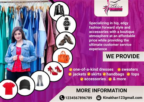 Clothing Boutique Poster Template Postermywall