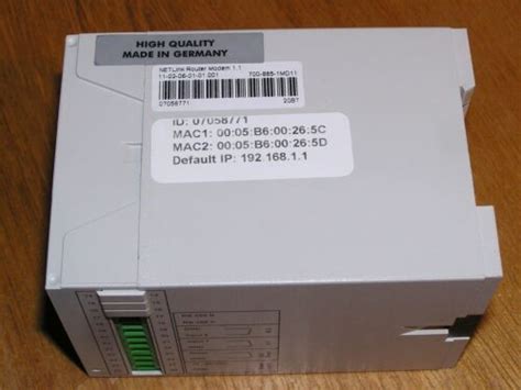 New Helmholz 700 885 1md11 Netlink Router Analog 56k Modem 4 Port Ethernet Cosyss