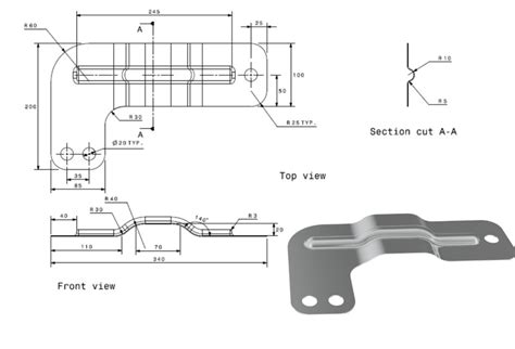 Mounting Bracket Dwg At Makayla Sato Blog