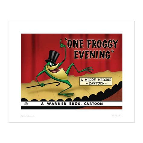 Looney Tunes One Froggy Evening Numbered Limited Edition Animation