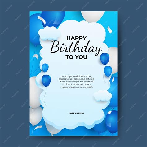 Premium Vector Happy Birthday Background Greeting Card And Design
