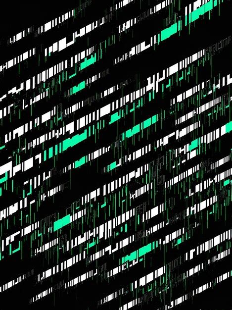 Premium Photo Photo Of A Minimalist Abstract Design With Green And White Lines On A Black