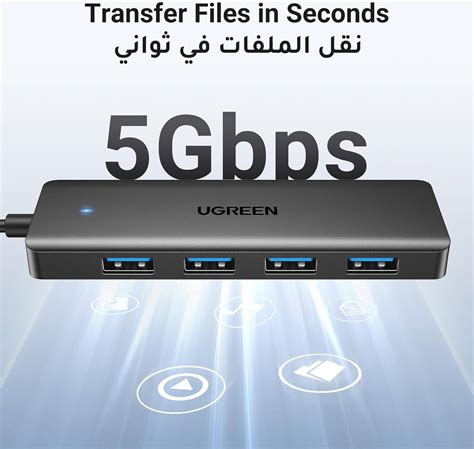Ugreen 4 Port Usb 30 Hub Black Buy Best Price In Uae Dubai Abu