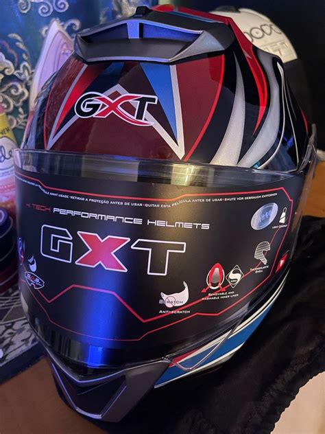 Gxt helmet, Motorcycles, Motorcycle Accessories on Carousell