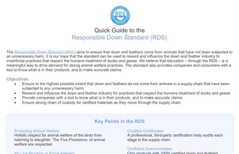 RDS 403 Quick Guide To The RDS Textile Exchange
