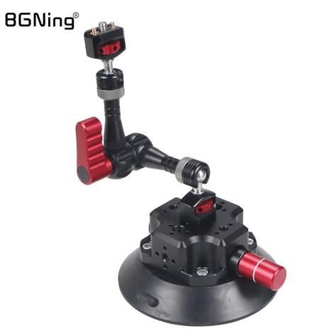 45 인치 핸드 펌프 진공 흡입 컵 14 인치 카메라 스태빌라이저 브래킷 Gopro11 Insta360 X3 용 사진