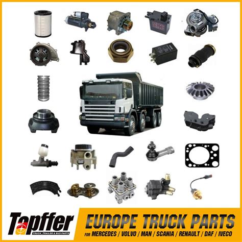 Tapffer Truck Spare Parts For Mercedes Benz Scania Volvo Man