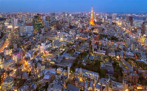 Tokyo At Night Lights 4k Wallpaper Download