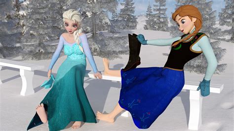 Elsa And Anna 2 Snow By Houston Foot Soldier On Deviantart