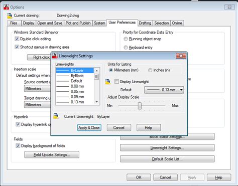 Lineweight Is Not Changing AutoCAD D Drafting Object Properties Interface AutoCAD Forums