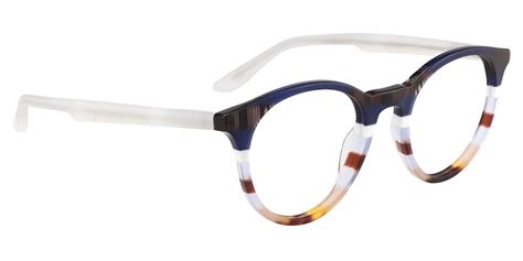 Round Dark Blue Glasses Zeelool Eyeglass Frames