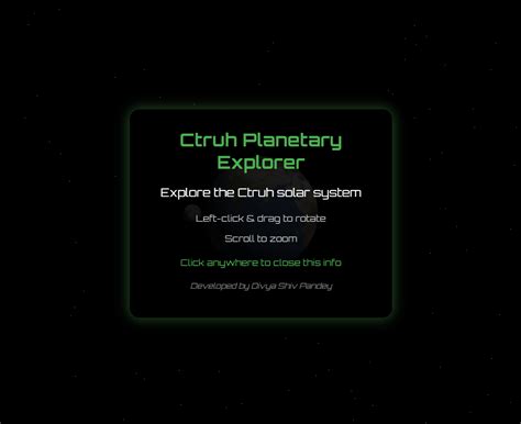 Github Ramshukla121 Planetory Explorer Planetary Explorer Is An