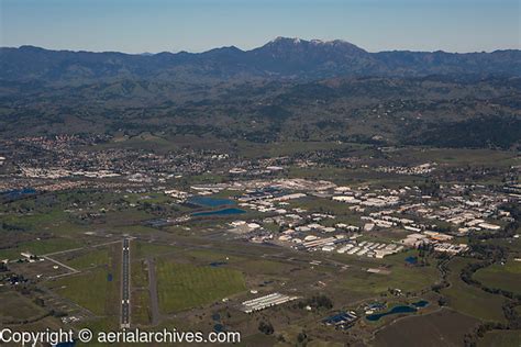 Aerial Photograph Of The Charles M Schultz Sonoma County Airport Sts