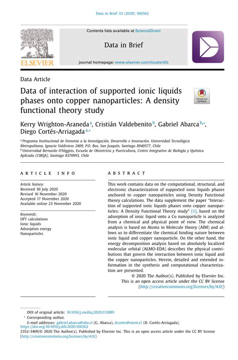 Pdf Interaction Of Supported Ionic Liquids Phases Onto Copper
