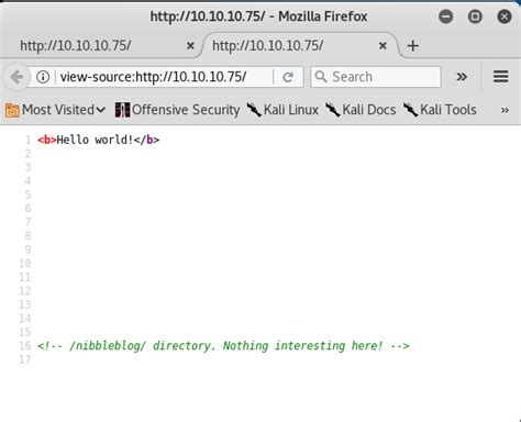 nibbles write up by onlyamedic writeups hack the box forums