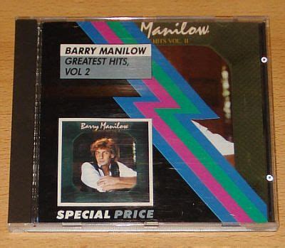 Barry Manilow Greatest Hits Volumen 2 Cd Album