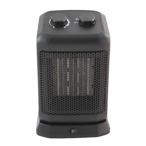 Utilitech Energy Save Oscillating Ceramic Heater Manual Controls