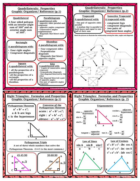 Geometry Cheat Sheet Angles Shapes Solids Download Printable Pdf