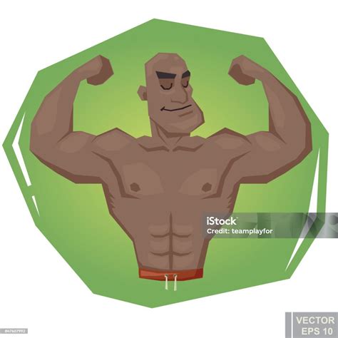 빈티지 와입니다 레트로 보디 강한 힘 보여주는 그의 큰 팔 뚝 근육 남자 경쟁에 대한 스톡 벡터 아트 및 기타 이미지 경쟁 괴력사 근육 Istock