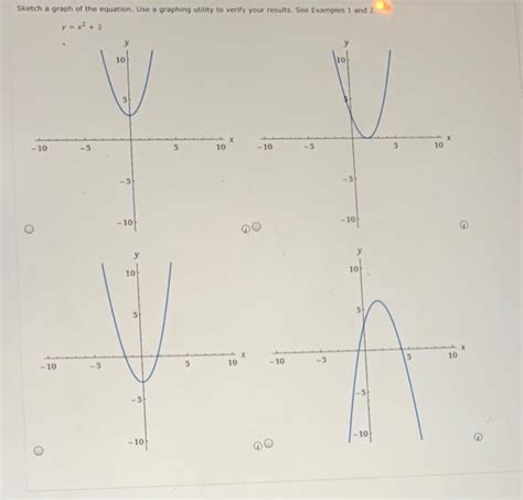 Solved Sketch A Graph Of The Equation Use A Graphing Chegg Com
