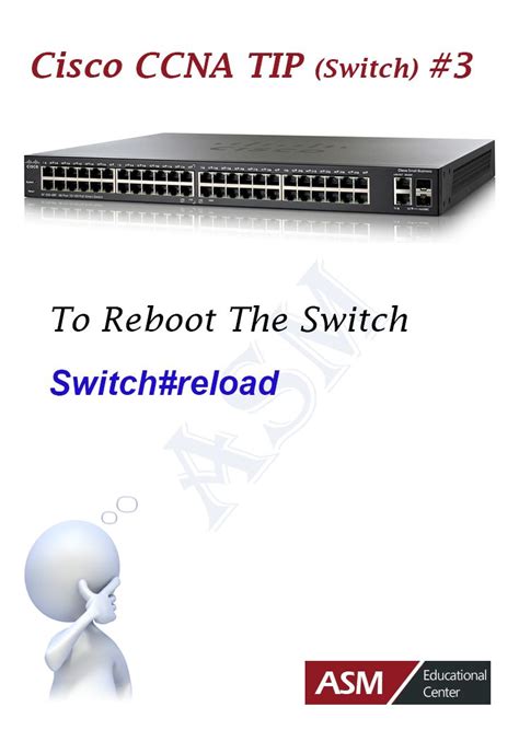 Cisco CCNA Certification Tip 3 To Reboot The Switch Cisco Ccna Ccna Cisco Networking