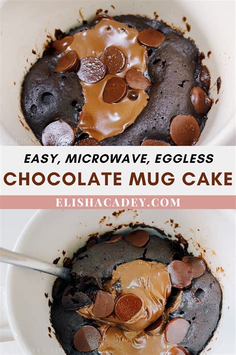 Easy Single Serving Chocolate Cake In A Mug