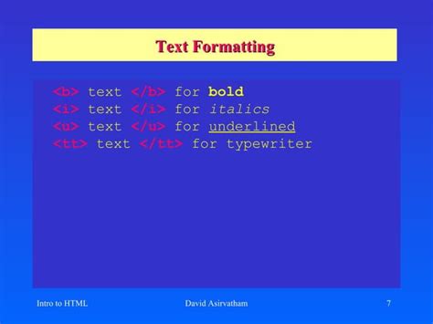 Lesson1 Intro To Html Ppt