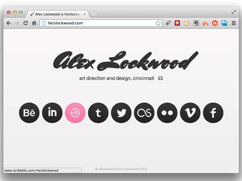 My Site Webkit Gradients By Alex Lockwood On Dribbble