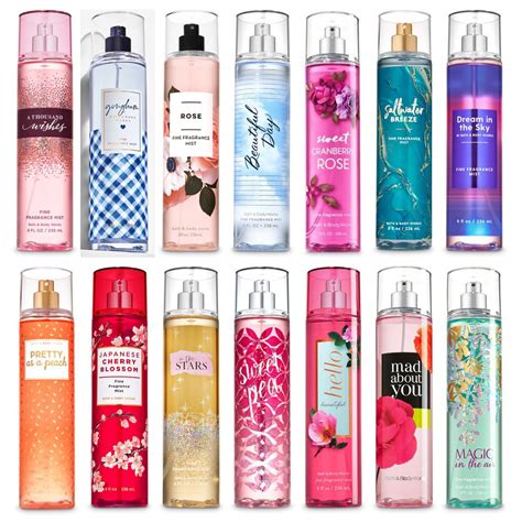 Body Mist Bath And Body Works Xịt Thơm Toàn Thân Hương Nước Hoa