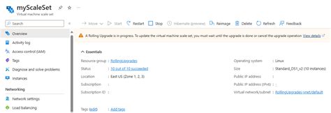 Virtual Machine Scale Sets에서 롤링 업그레이드 구성 Azure Virtual Machine Scale Sets Microsoft Learn