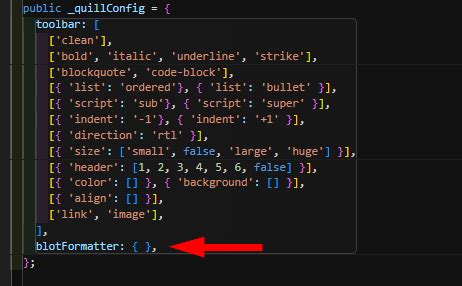 Quill Editor Angular BlotFormatter For Image Resize Not Working Stack Overflow