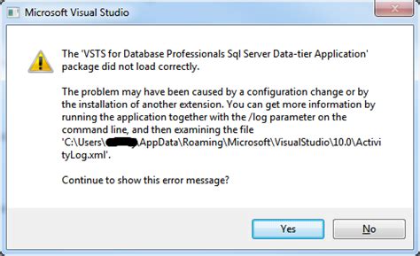 Windows 7 Visual Studio 2010 Crashing Upon Solution Load Super User