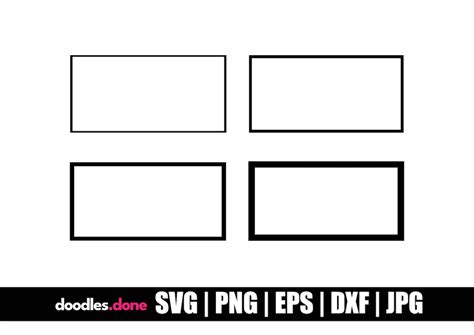 Rectangle Svg Split Rectangle Svg Rectangle Outline Svg Rectangle